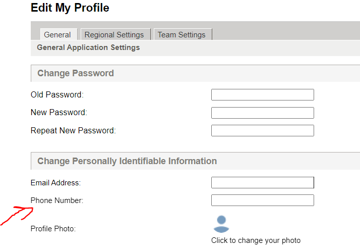 Hide "Phone Number" option in "Edit My Profile" page