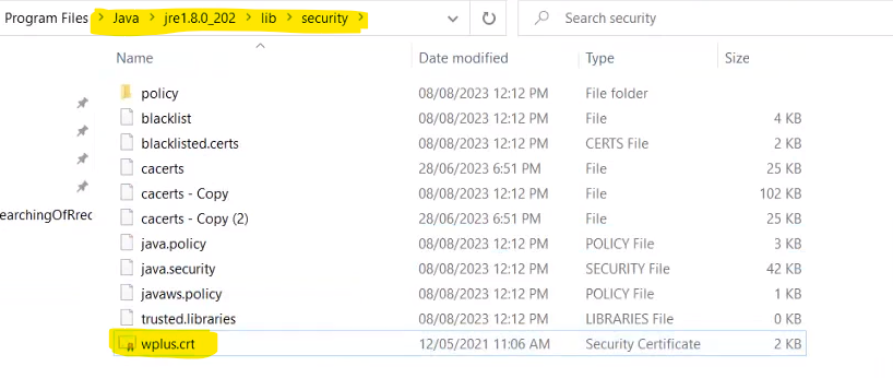 Install LoadRunner certificate into Java Key Store