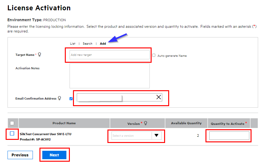 How to generate Silk licenses on the SLD Portal