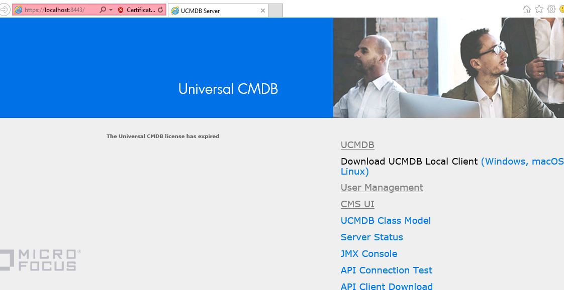 Unable to connect to RTSM