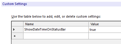 How to enable the Time / Date in the host session status bar of ...