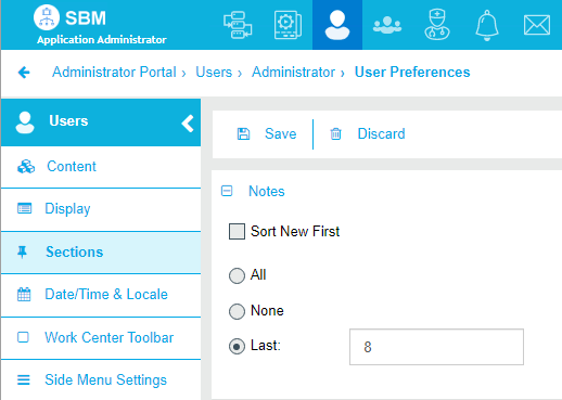 SBM: How setting up notes to view