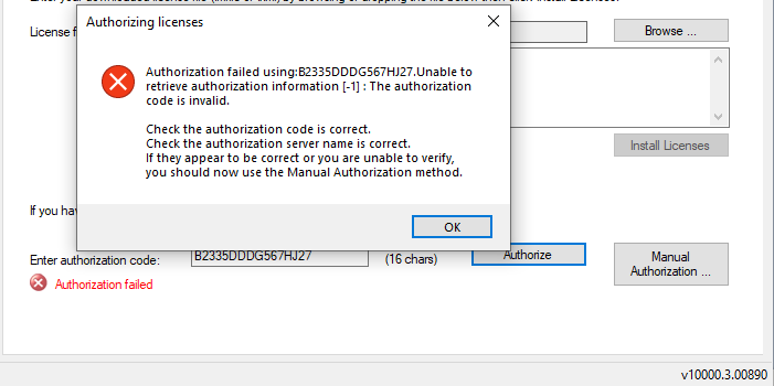 How to activate a license Authorization Code on Windows
