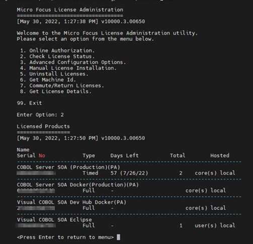 Error: "246 Maximum number of product licenses exceeded"