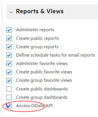 How to export data from SMAX 2022.11 to Microsoft Excel with OData feed