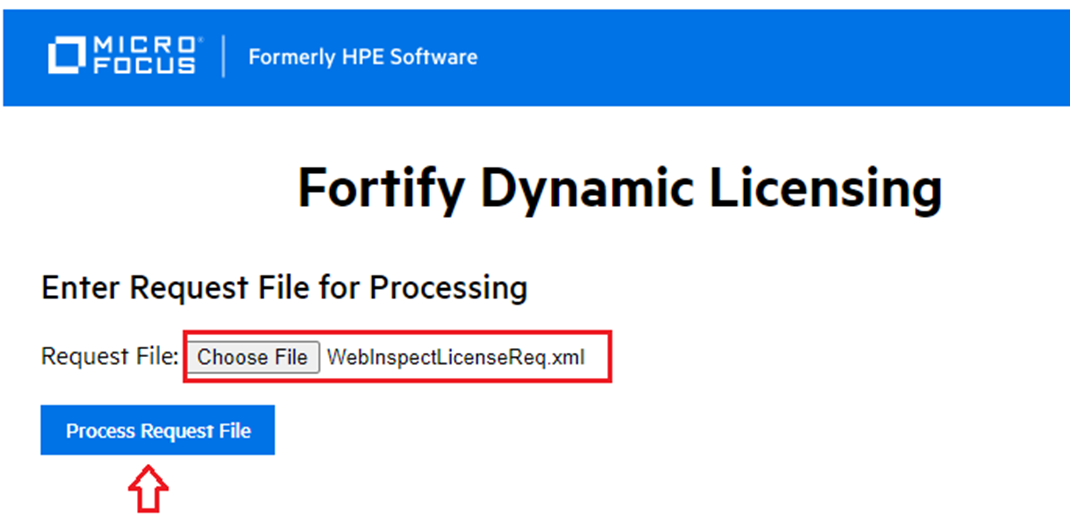 WebInspect offline license activation