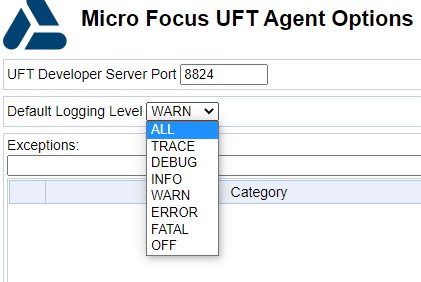 How to enable UFT extension log in Google Chrome