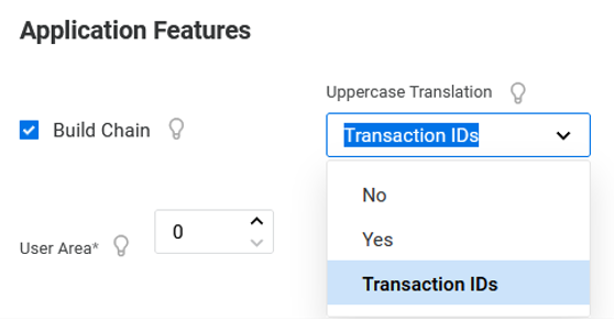 CICS users are forced to type the Transaction ID in upper case