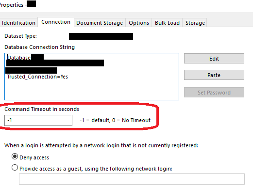 Error: ORA-01013: user requested cancel of current operation