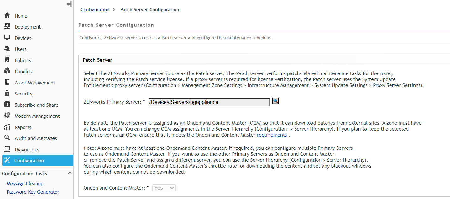 How to tell from ZCC or zeninfo if ZENworks Patch Management is using ...