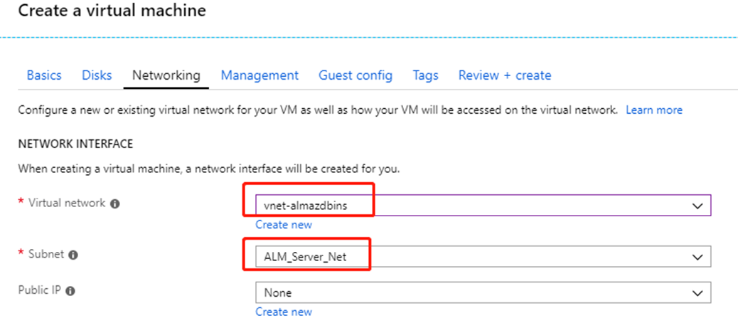 Installing ALM on Microsoft Azure