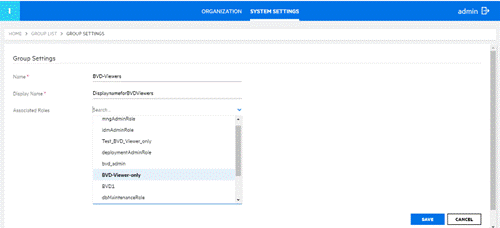 How to set default dashboard for a user in BVD