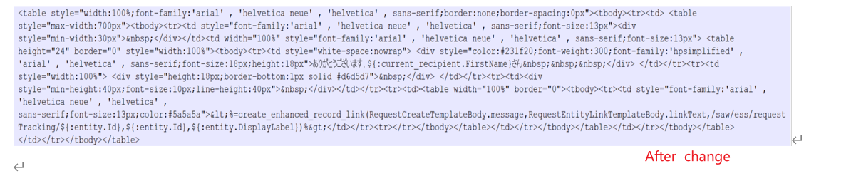 [SMAX]When using Outlook on the web to receive email notifications, garbled characters appear ...