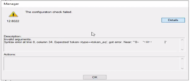 DB2 backup integration failed