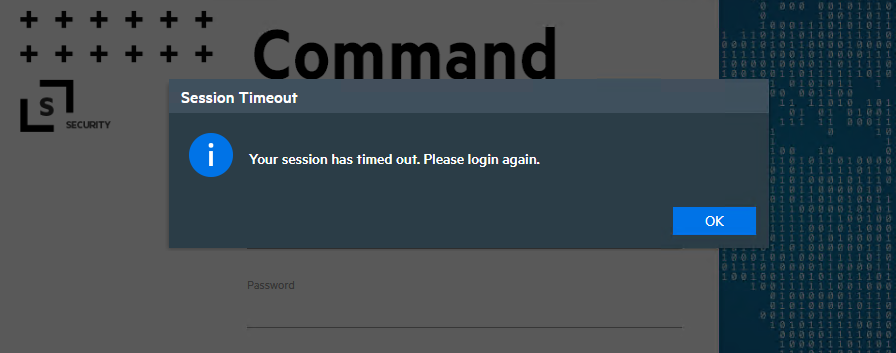 Managing user session timeout in the ESM console and Command Center
