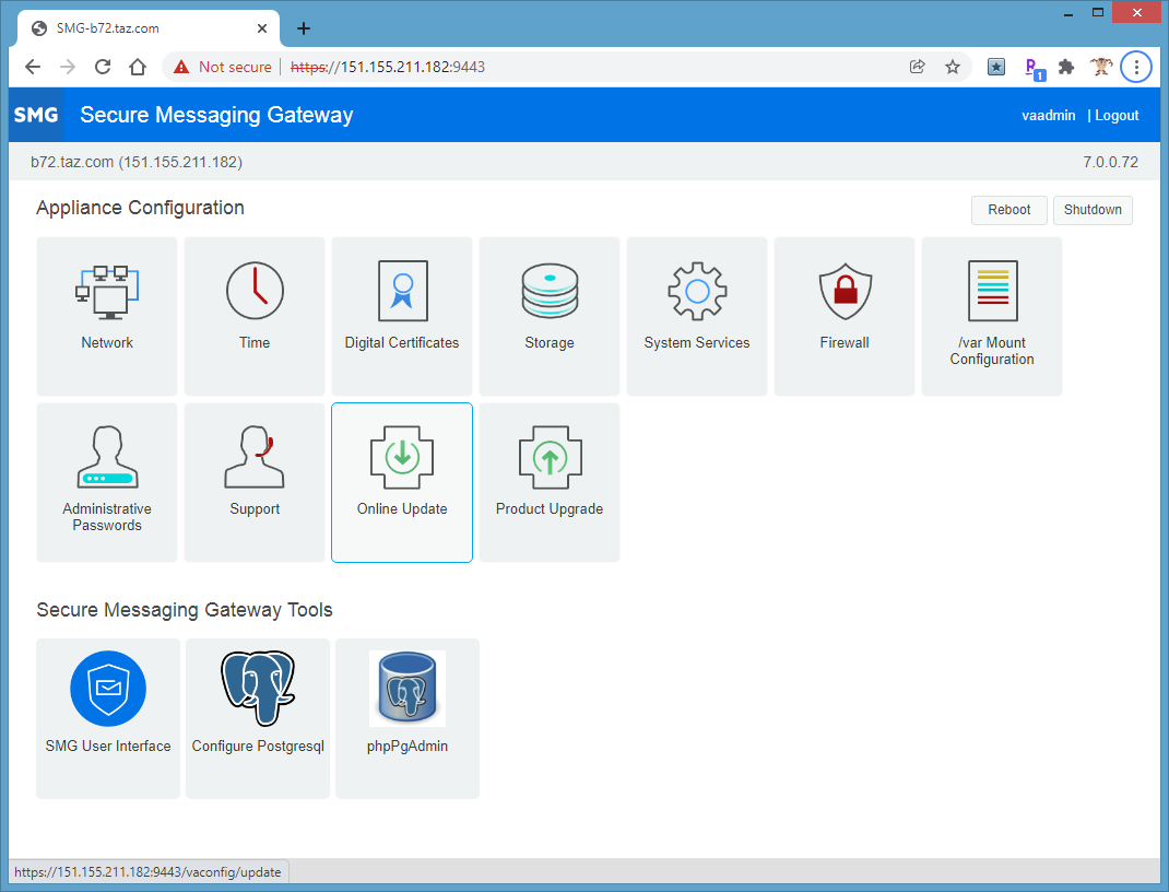 Important information regarding the new Secure Messaging Gateway ...