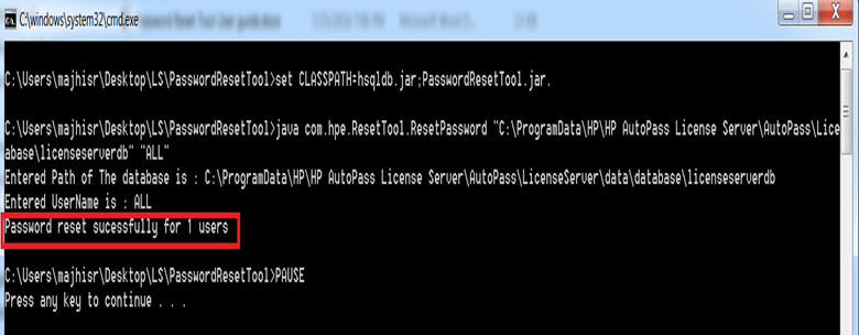 APLS: AutoPass Password Reset tool