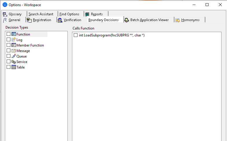 Program Entry Point missing from Boundary Decision Types list in EA.