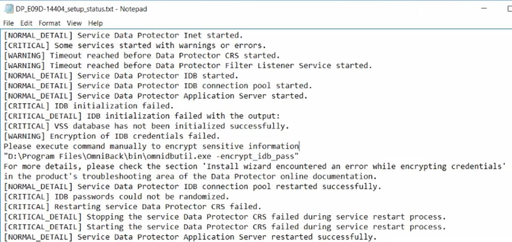 Cannot install Data Protector when missing VCRUNTIME140_1.dll, VCRUNTIME140.dll and MSVCP140.dll ...