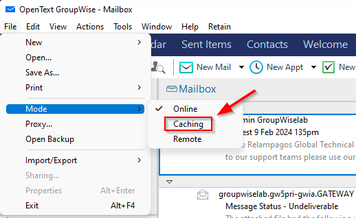 How to map a GMail Account using IMAP on GroupWise Mail Client