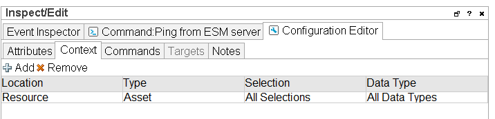 How to ping an asset directly from the ESM console