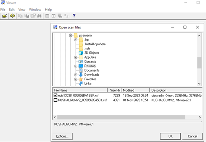 UCMDB: How to manually process a scan file