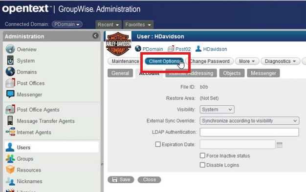 How to restrict specific GroupWise users to a Limited License