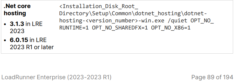 LoadRunner Enterprise - EOL/Obsolete Software: Microsoft .Net Core Version 3.1 Detected