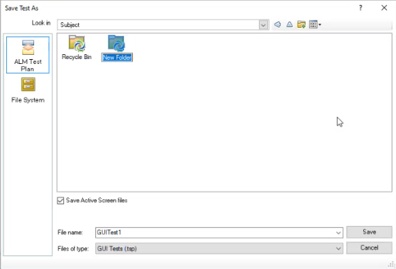 How to create UFT and ALM test environment