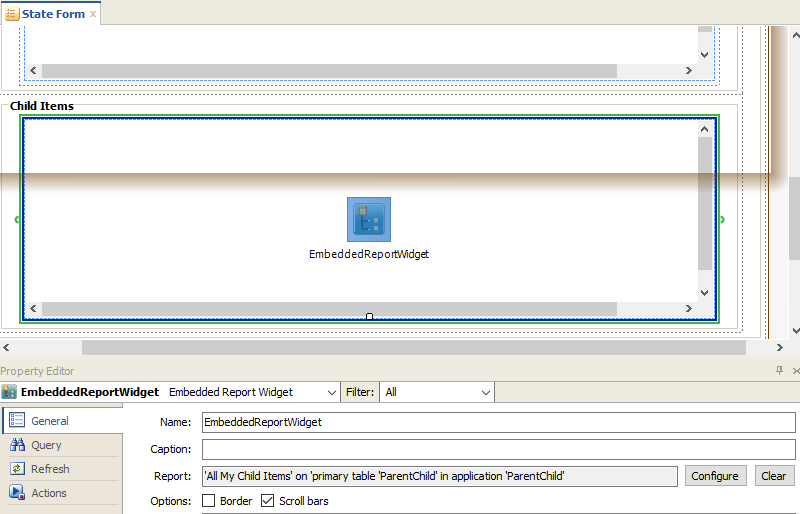 SBM: How to setup Parent / Child links using a Relational Grid Widget