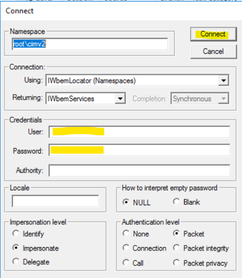 UCMDB WMI discovery fails with "Invalid class."