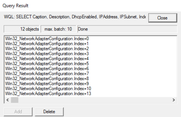 UCMDB WMI discovery fails with "Invalid class."