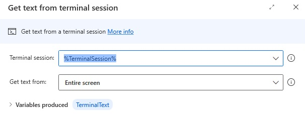 How to automate the loading of a Reflection Desktop session with Microsoft Power Automate