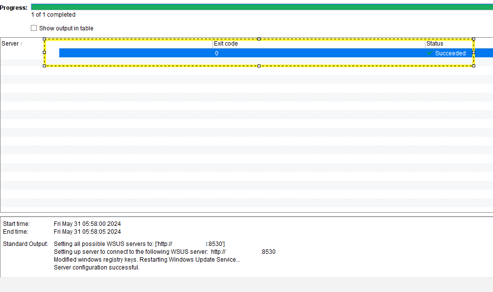 No Value for custom attribute WSUS_URL