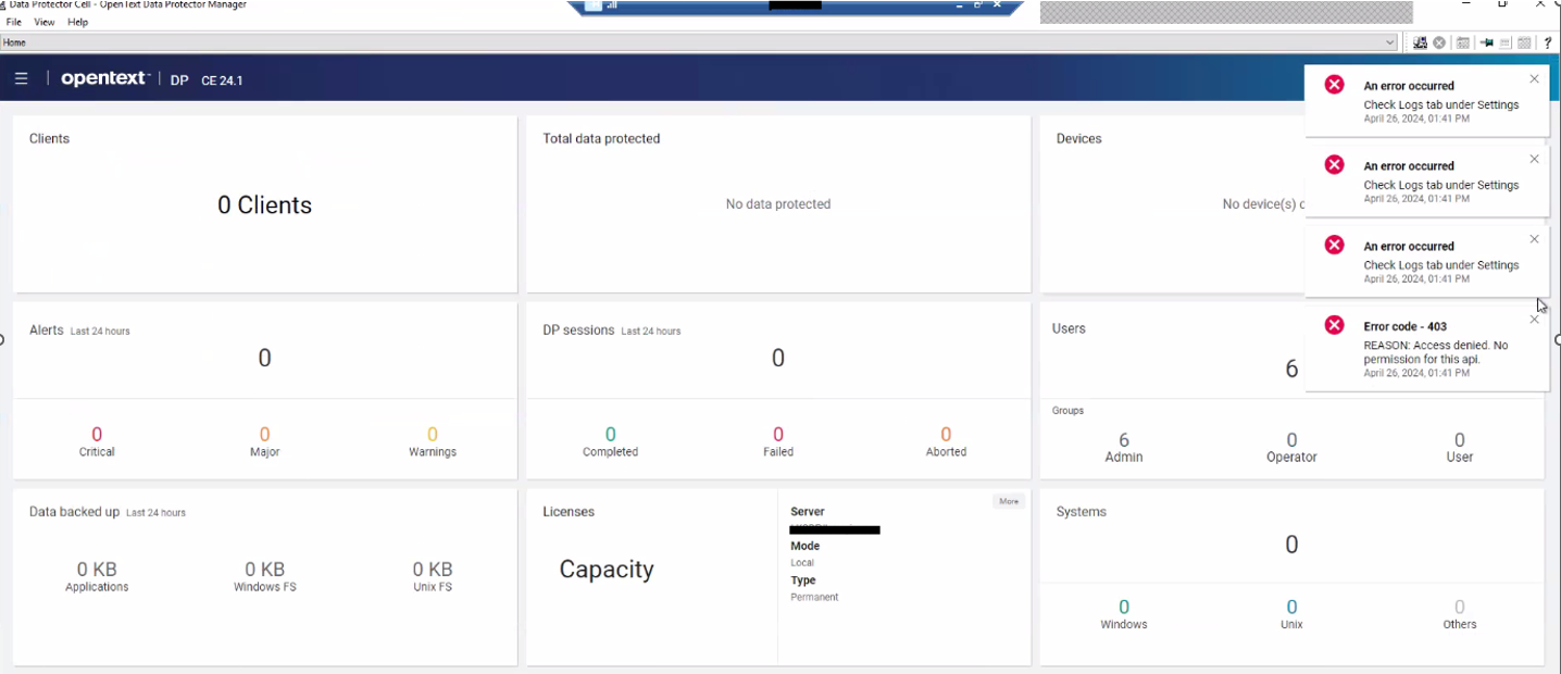 unable-to-access-home-dashboard-after-upgrade-data-protector