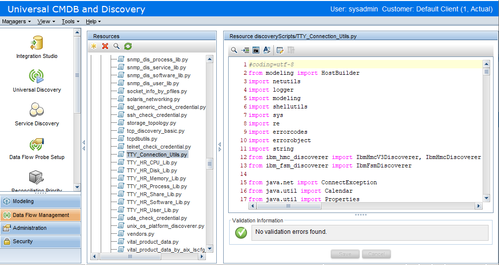 UCMDB Host connection by shell fails with a timeout "File ...