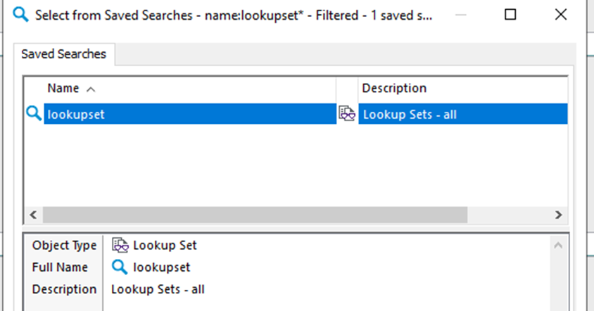 DataPort – error ‘Saved Search has not been set on the Content Manager ...