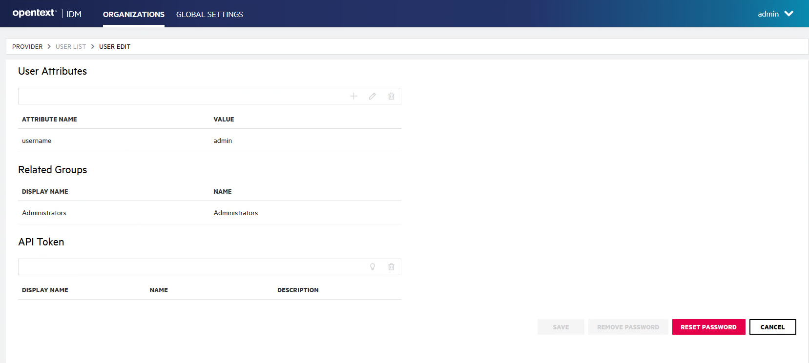 How to unlock IdM admin account for Operations Bridge Manager (MSSQL)