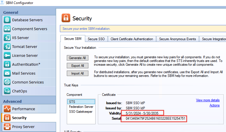 SBM 12.x: How to generate and copy STS certificates for SBM and copy ...