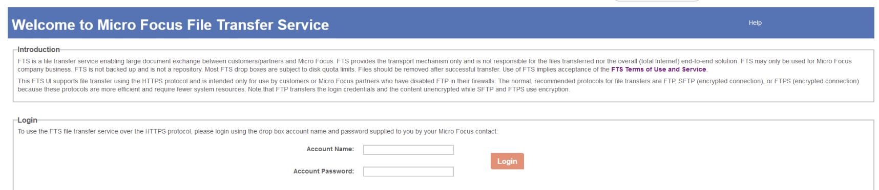 Share files with Support using the File Transfer Service (FTS)