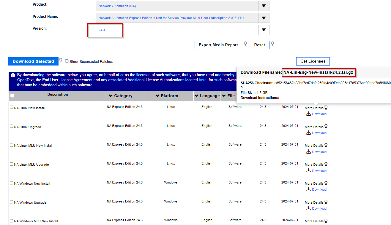 Download Links for New Version Pointing to Older Version Files in the ...