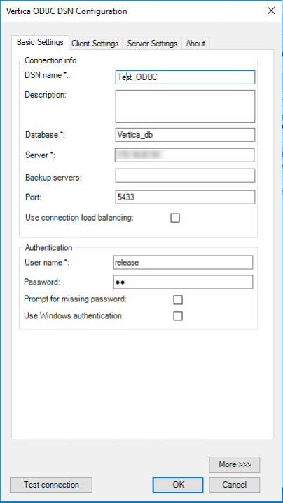 Vertica Integration with Microsoft SQL Server Reporting Services: Connection Guide