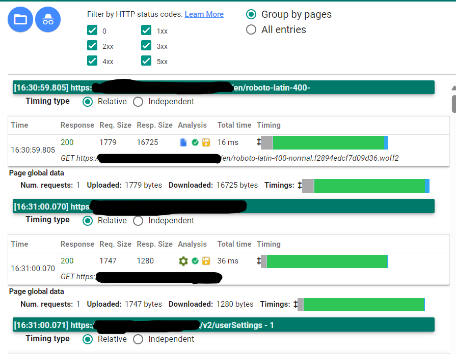 Collecting and Analyzing HAR Logs for Digital Lab Cases