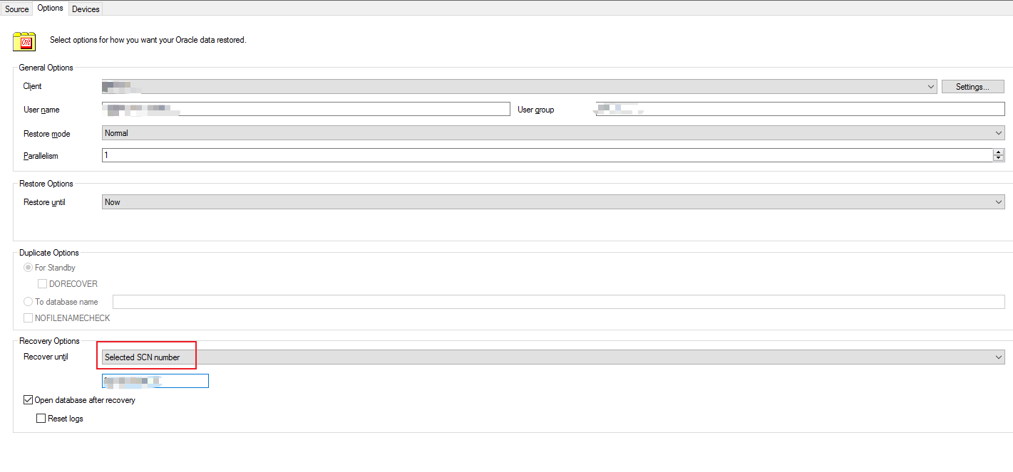 Media recovery requesting unknown archived log during Oracle restore on ...