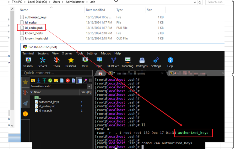 How to Set Up Key-Based Authentication Using an ECDSA Key on a ...