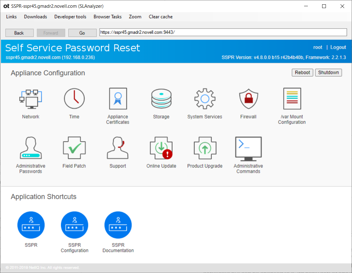 How to check the status of appliance update