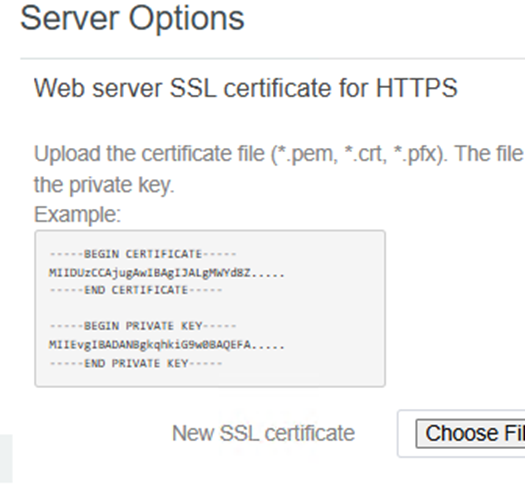 Creating an SSL certificate to use with Advanced Authentication
