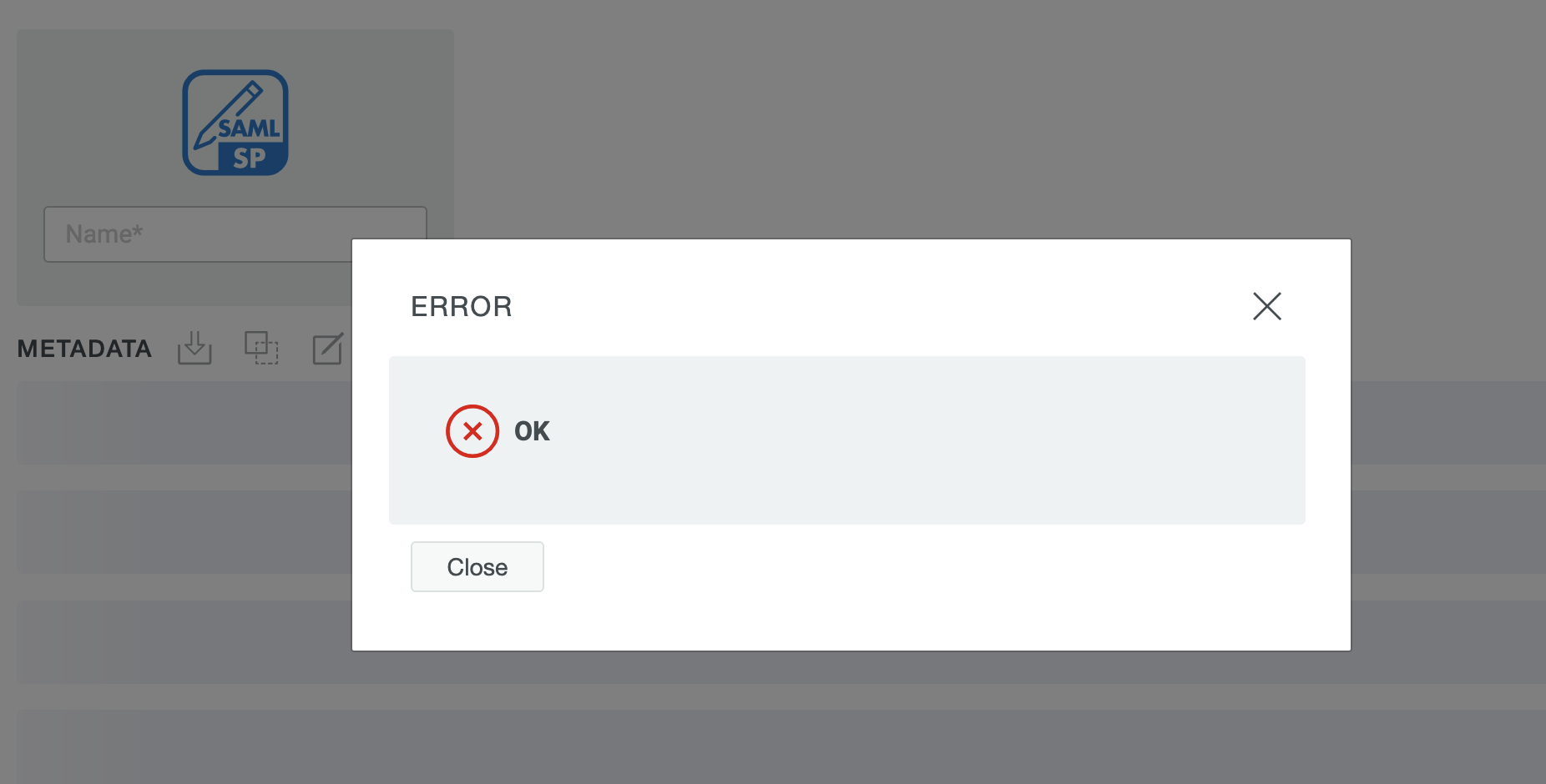 Primary Admin Console fails on accessing SAML Application configuration after upgrading to NAM 5 ...