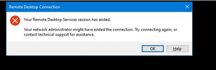 Unable to take Direct RDP