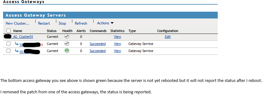 NAM 5.1 Admin Console version shows old version although newer version ...